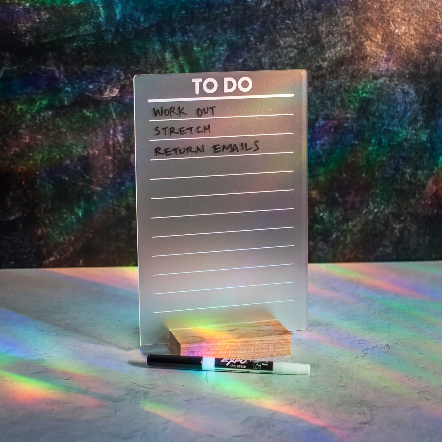 Acrylic Task Board Dry-Erase To-Do List – LeeMo Designs