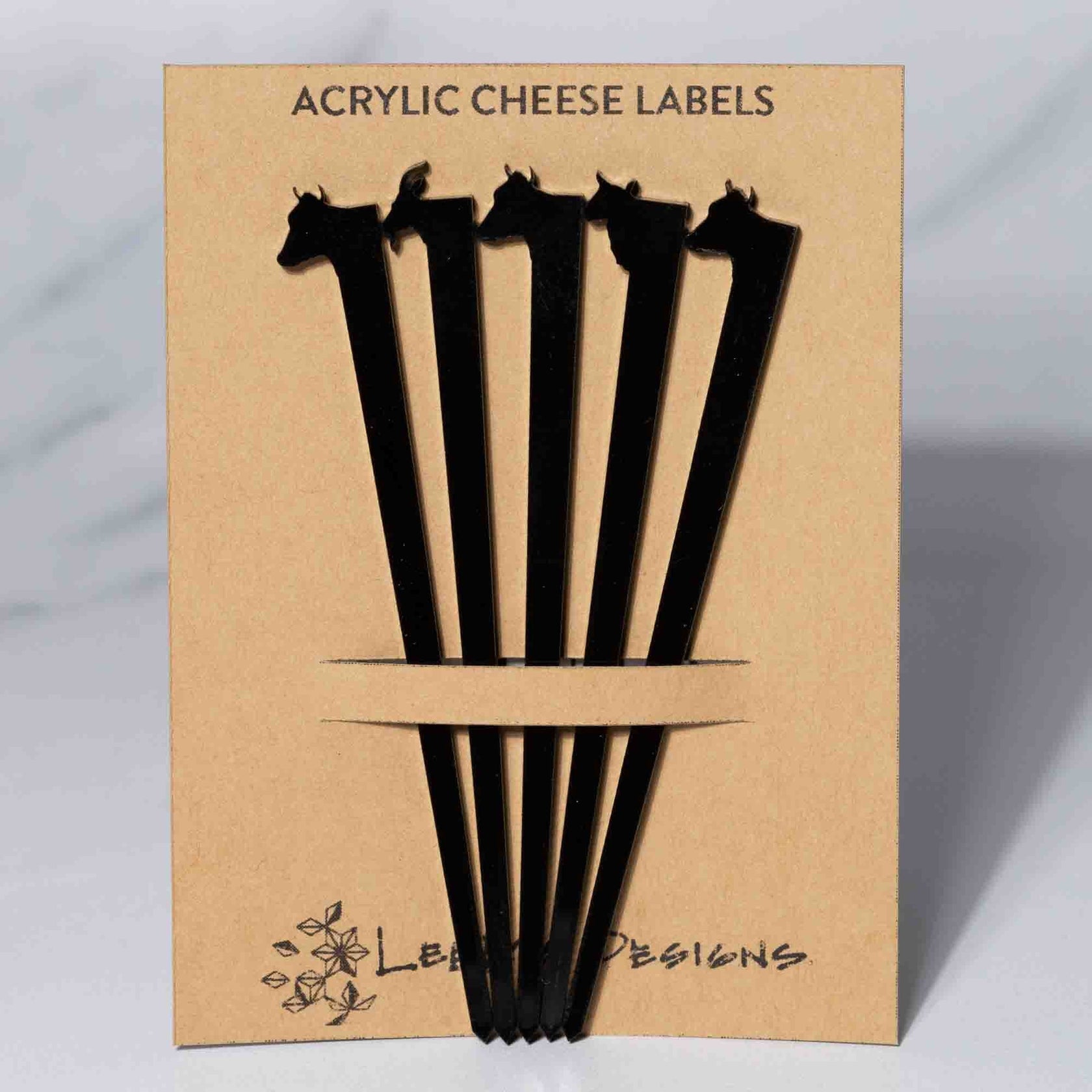 Acrylic Cheese Labels Set – LeeMo Designs