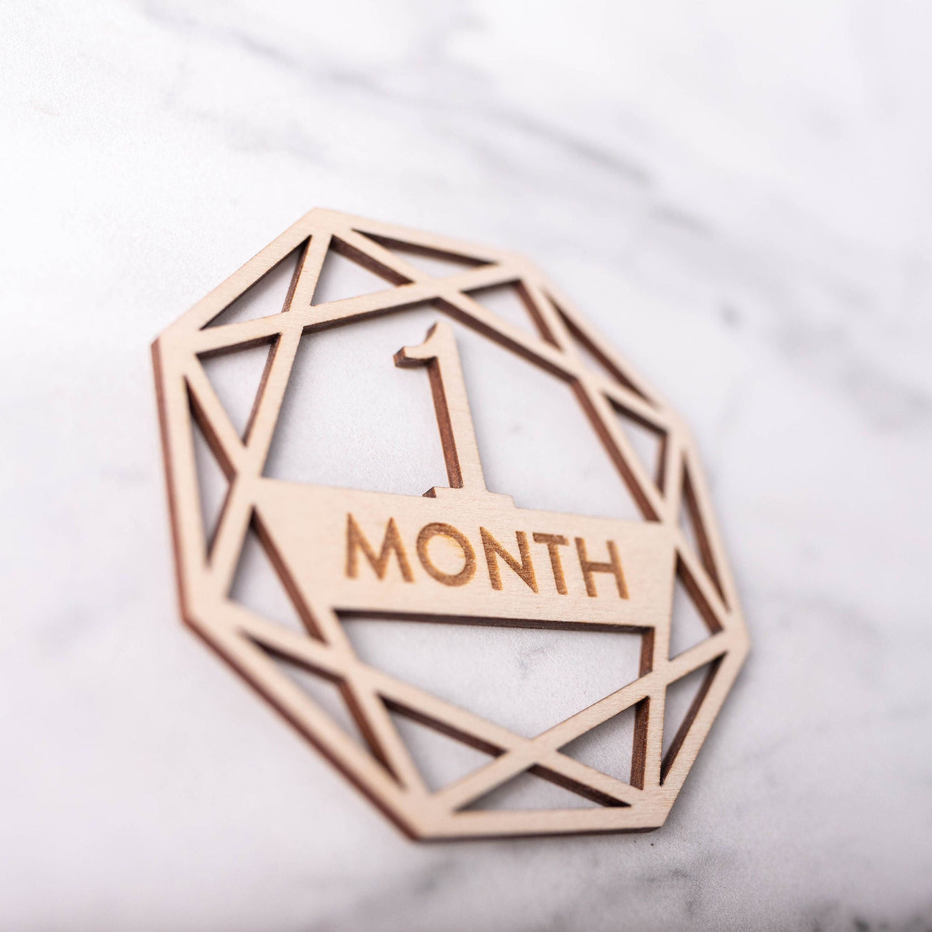 Geometric Monthly Milestone Markers – LeeMo Designs