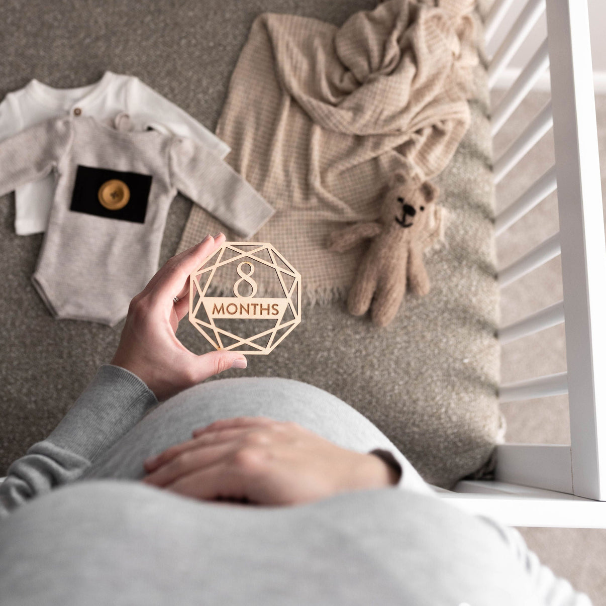 Geometric Monthly Milestone Markers – LeeMo Designs