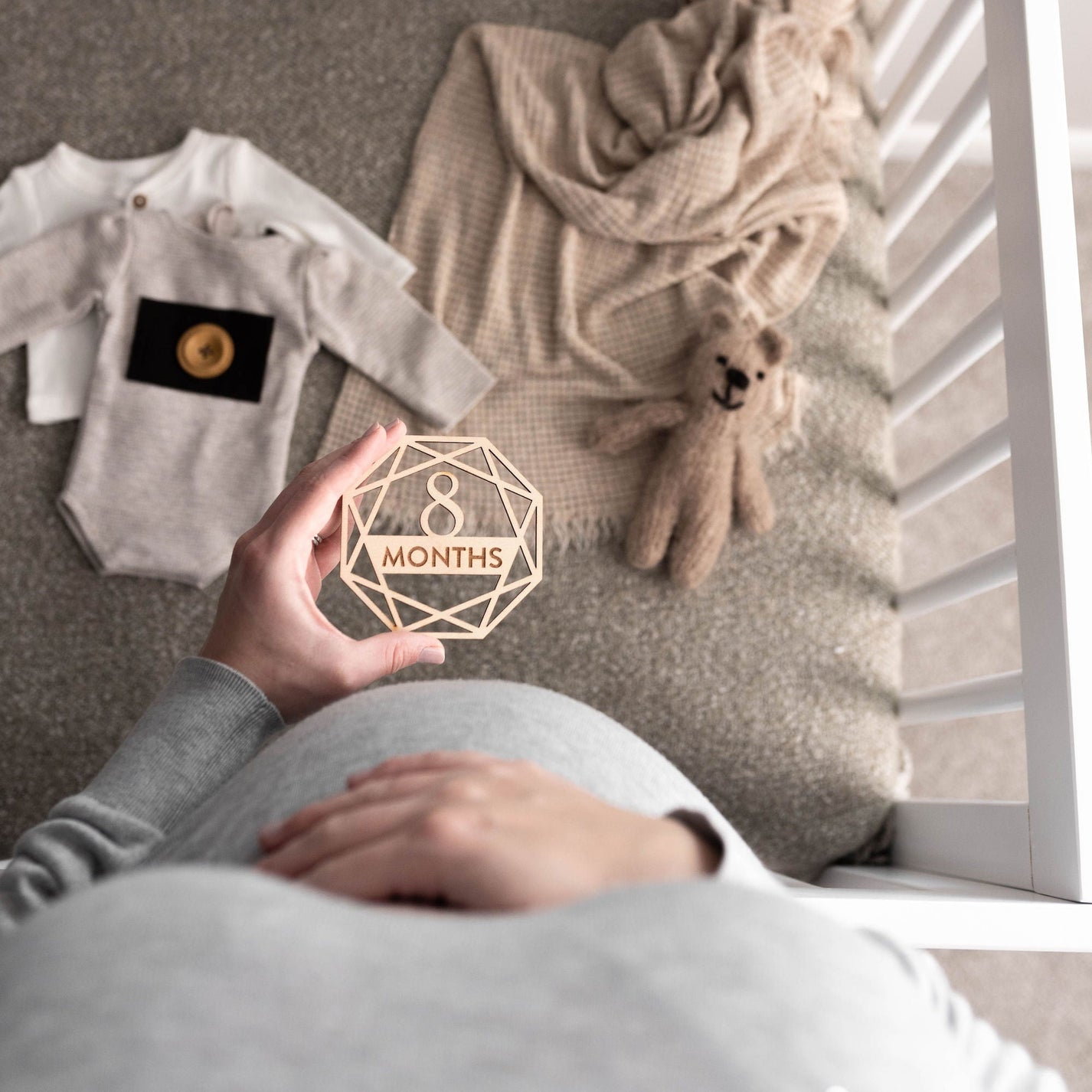 Geometric Monthly Milestone Markers – LeeMo Designs