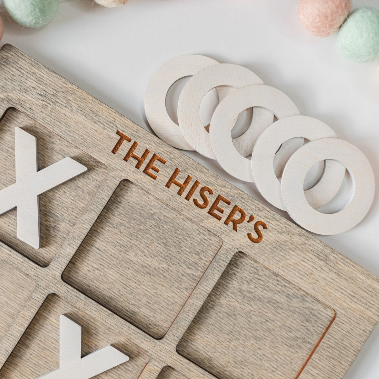 Custom Tic Tac Toe Board Game – LeeMo Designs