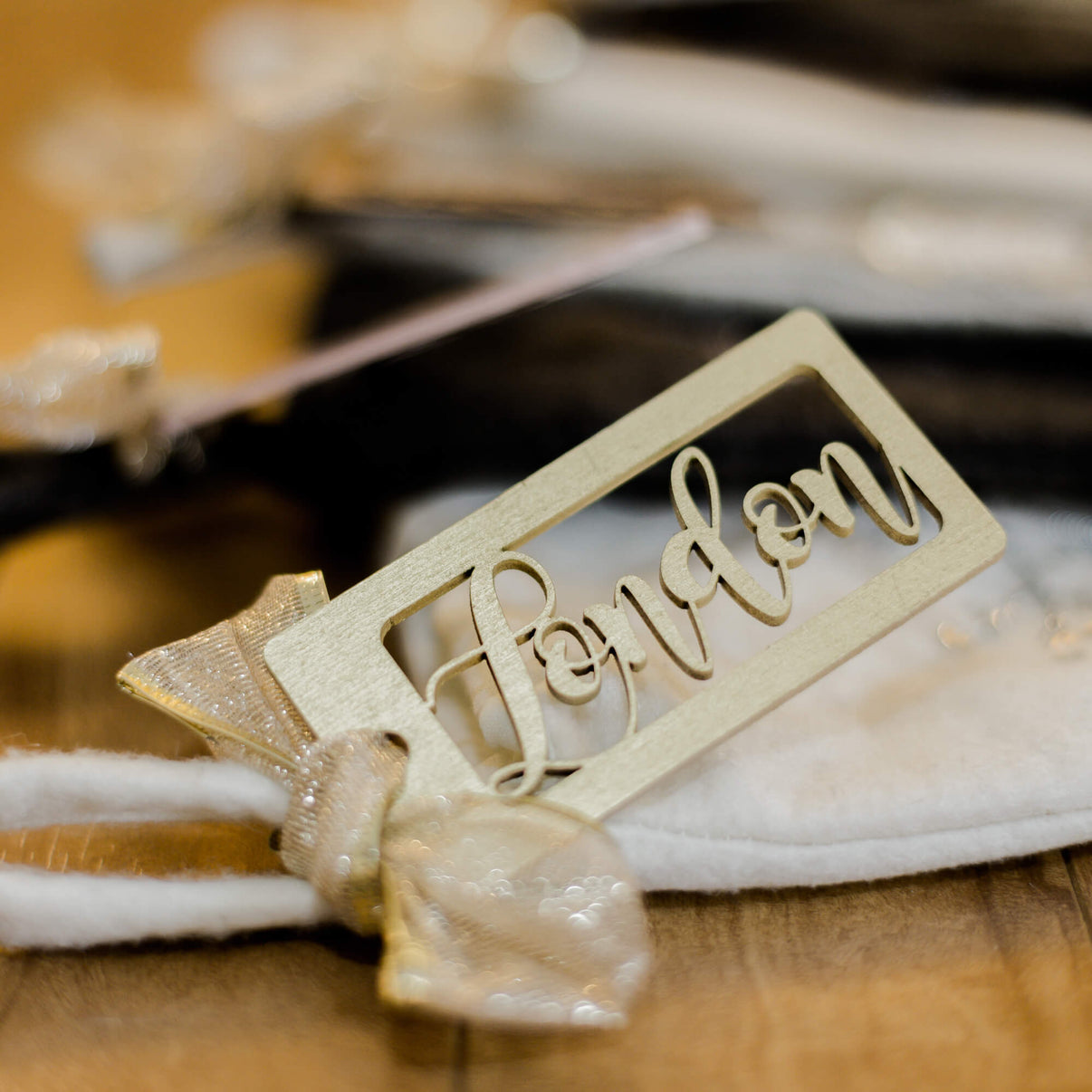 Personalized Stocking Tags - Script Font – LeeMo Designs